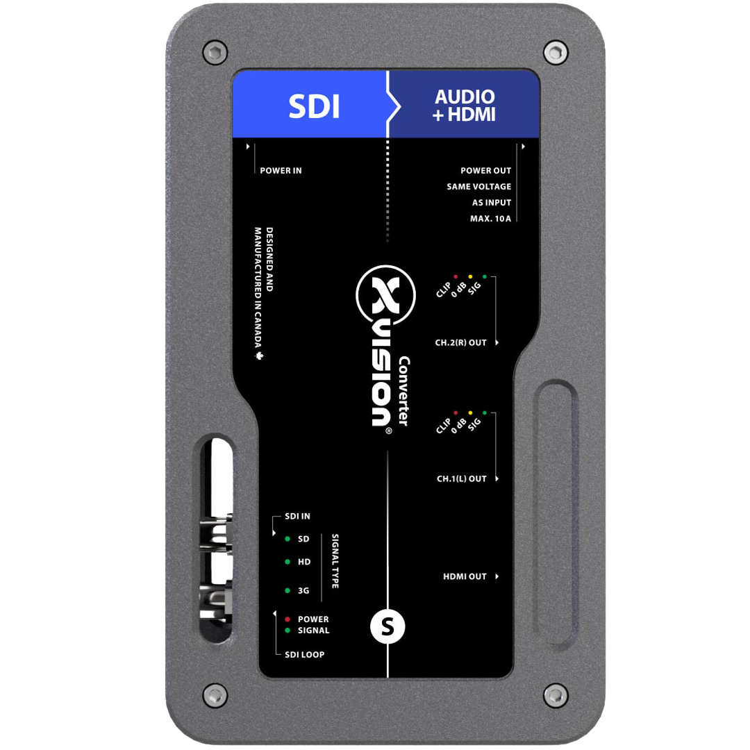 xVision 3G-SDI to HDMI Audio De-Embedding Converter – avBYFP