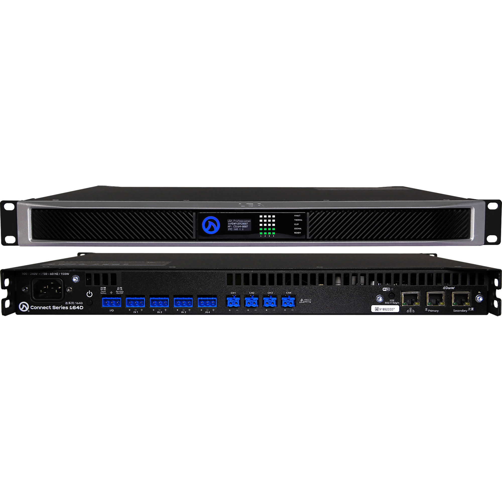 LEA 4 Channel Smart Amplifier with Dante – avBYFP