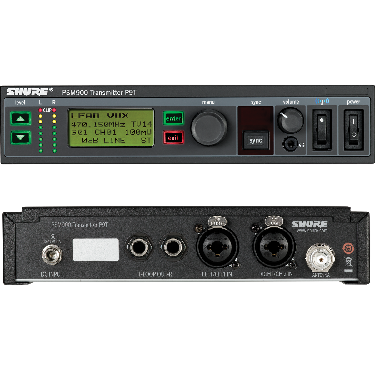 Shure PSM900 Wireless Transmitter – avBYFP