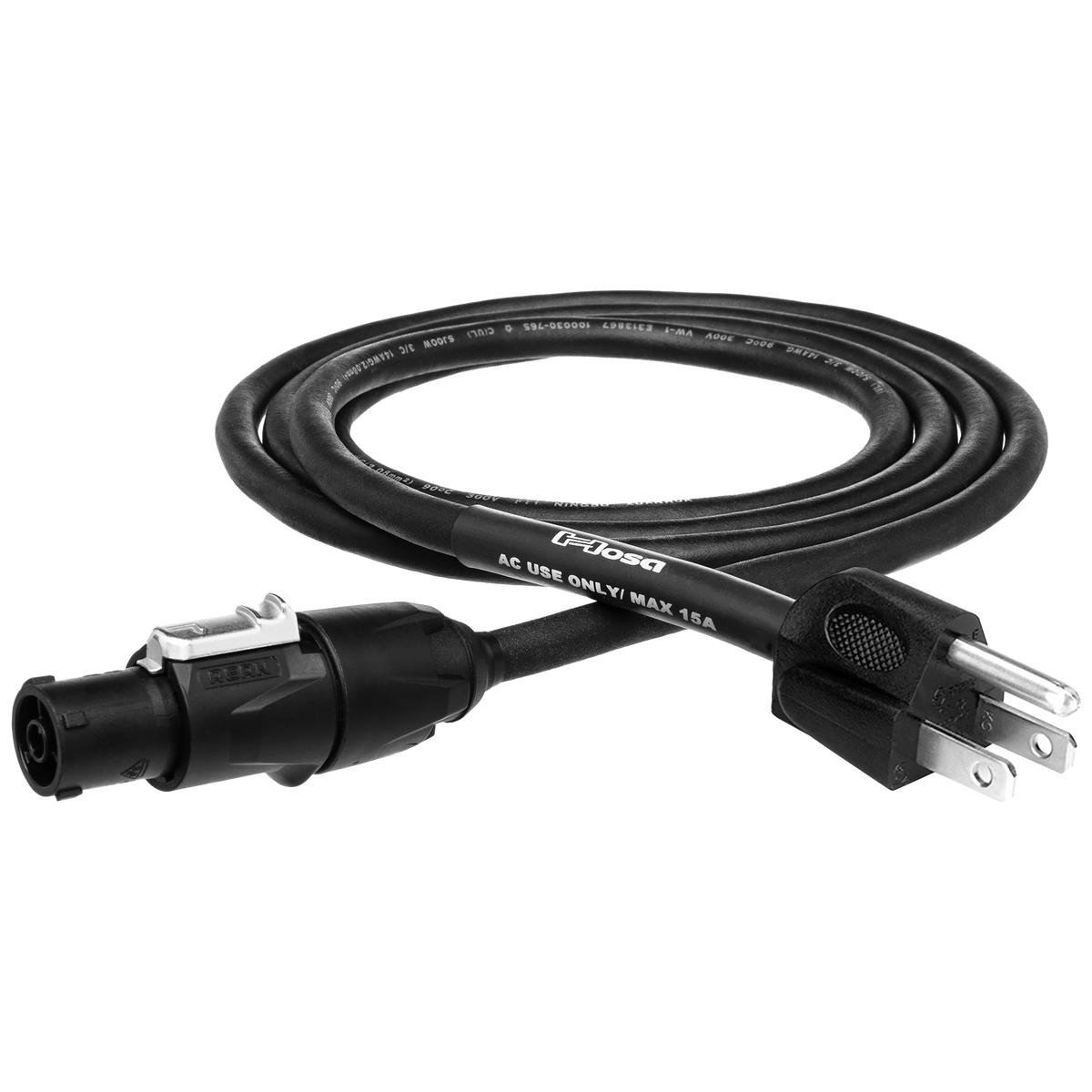 Hosa Pro 15A Power-X to Edison Cables – avBYFP