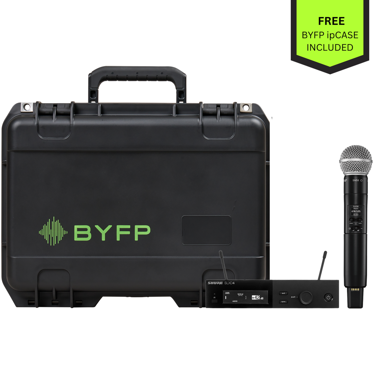 Shure SLX-D Handheld Wireless Microphone System tourPack – avBYFP