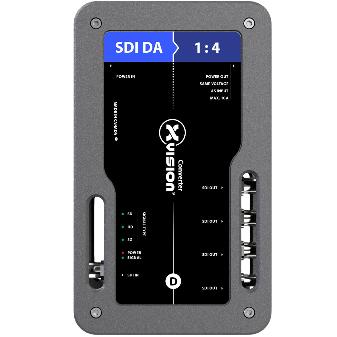 xVision 3G-SDI 1:4 Distribution Amplifier – avBYFP