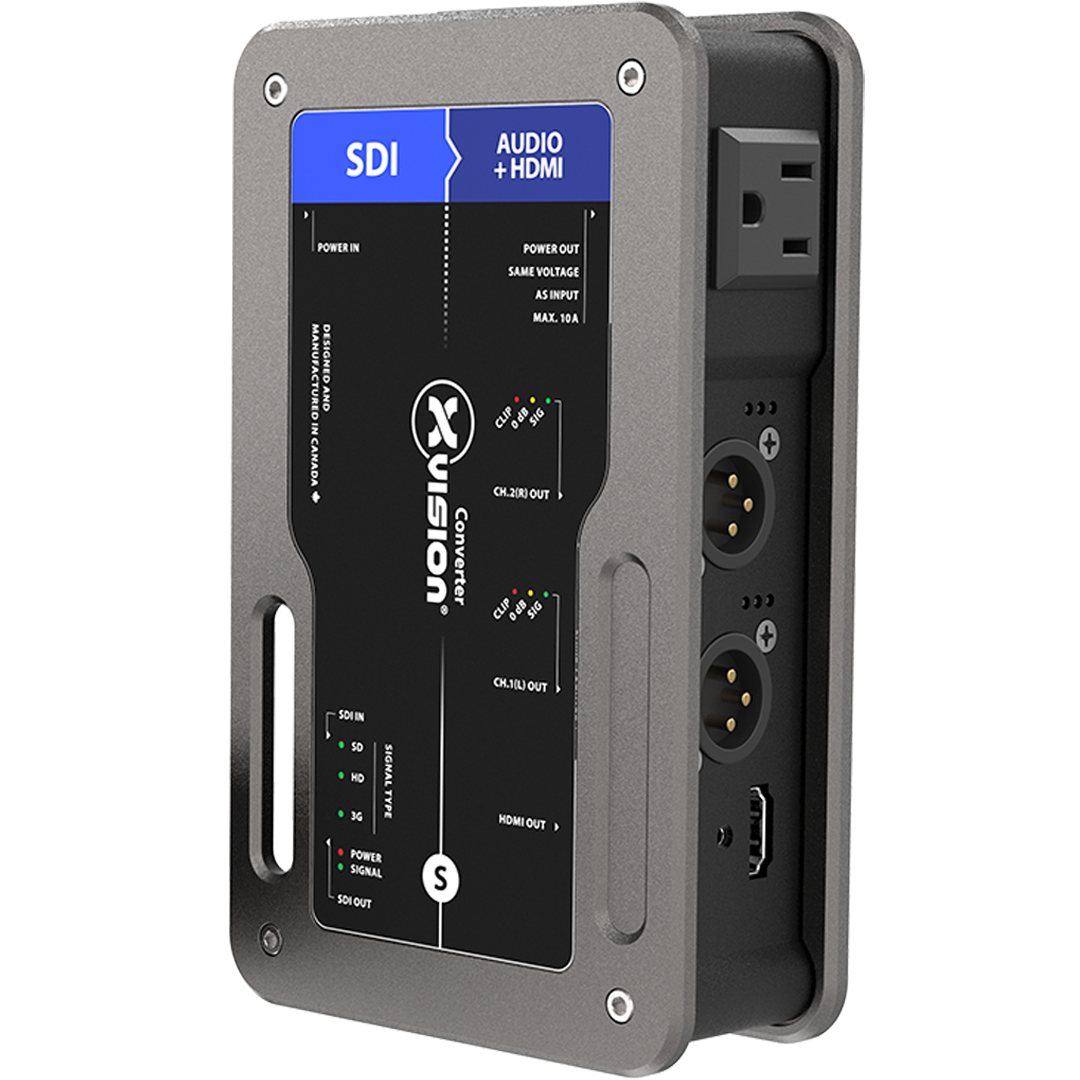 xVision 3G-SDI to HDMI Audio De-Embedding Converter – avBYFP