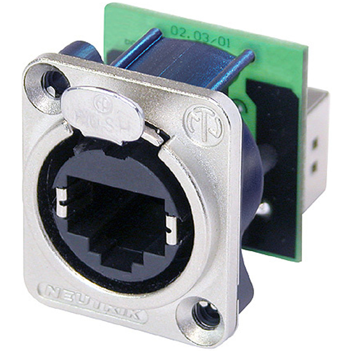 Neutrik etherCON Pass-through Panel Mount Connector – avBYFP