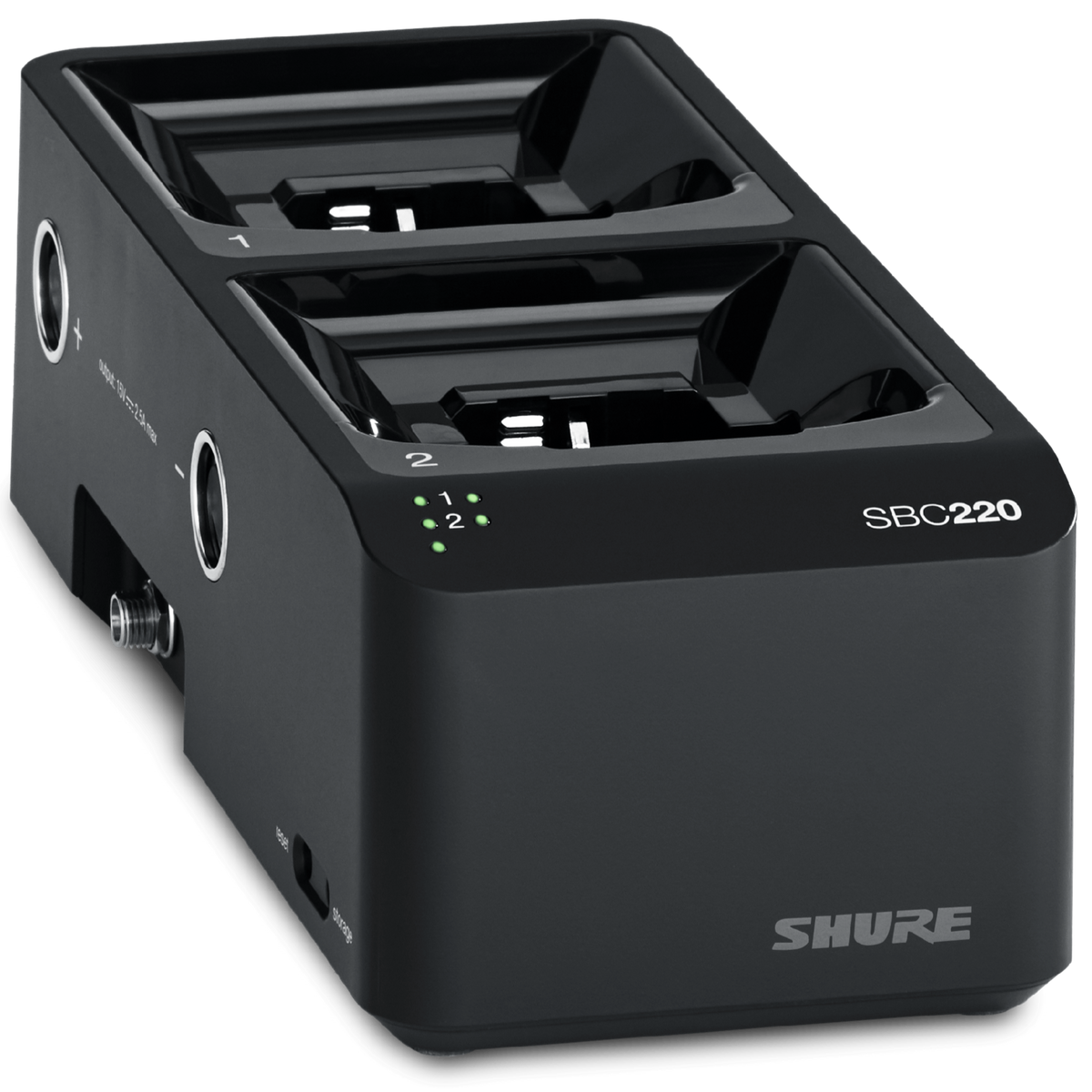 Shure SBC220 2-Bay Networked Docking Station – avBYFP
